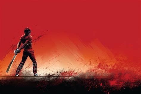 Premium Ai Image Cricket Banner With Copyspace Generative Ai