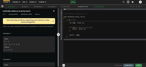 Day 27 Of The 100daysofcode Challenge Rotating An Array Dev Arora Posted On The Topic Linkedin