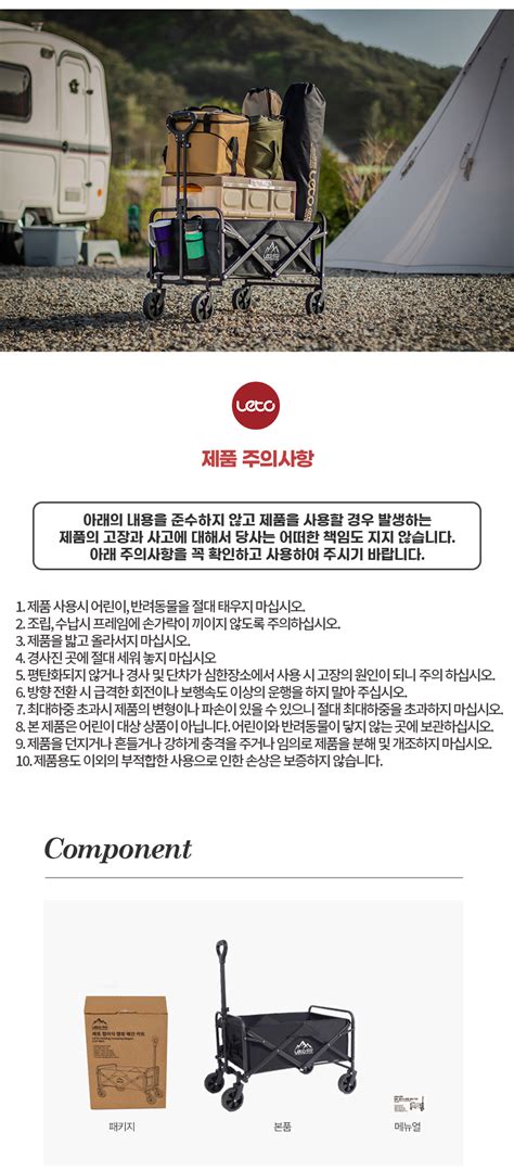 캠핑생활용품 5 쿠폰 접이식 캠핑 웨건 카트 이동식 폴딩 오늘의집 쇼핑