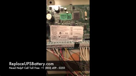 DSC Alarm Systems PC2550 How To Replace The Battery YouTube