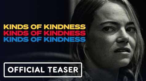 Kinds Of Kindness Official Teaser Trailer 2 2024 Emma Stone Jesse