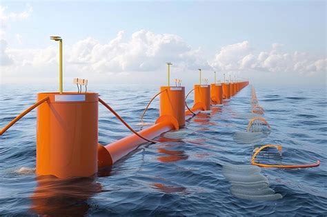 Premium Photo Hightech Filtration System Extracts Microplastics From Seawater In Advanced