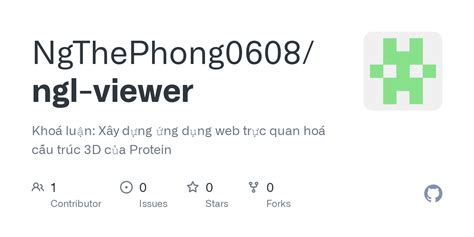 Github Ngthephong0608 Ngl Viewer Khoá Luận Xây Dựng ứng Dụng Web