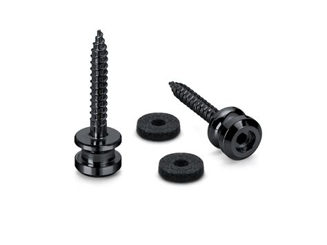 Schaller Strap Buttons For S Locks Set Of 2 Black Chrome