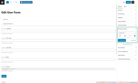 how to edit user accounts from the front end crocoblock