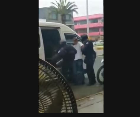 Policías frustran asalto y golpean a delincuentes en Neza