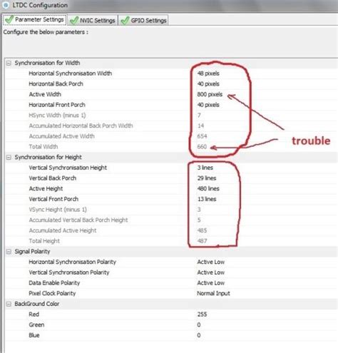 Stm32cubemx And Ltdc Configurator Stmicroelectronics Community
