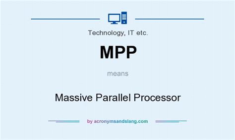 Mpp Massive Parallel Processor In Technology It Etc By