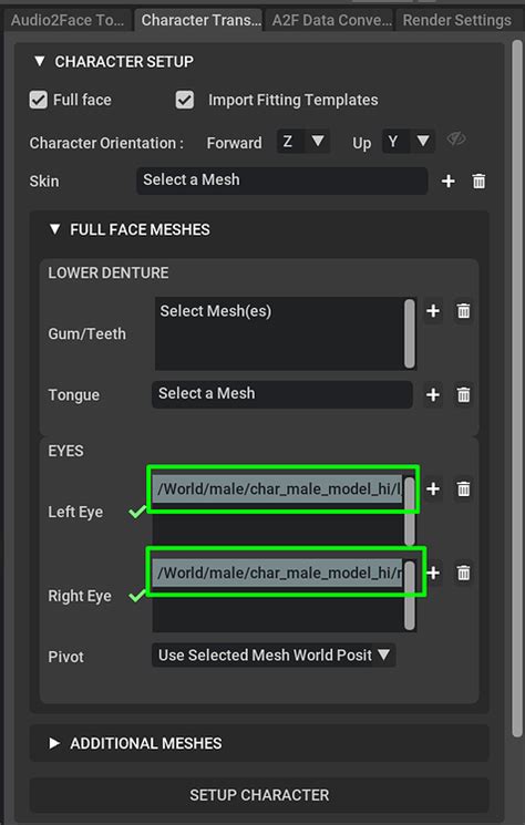 How Does Eye Compute Automatically Work In A2F Audio2Face Closed
