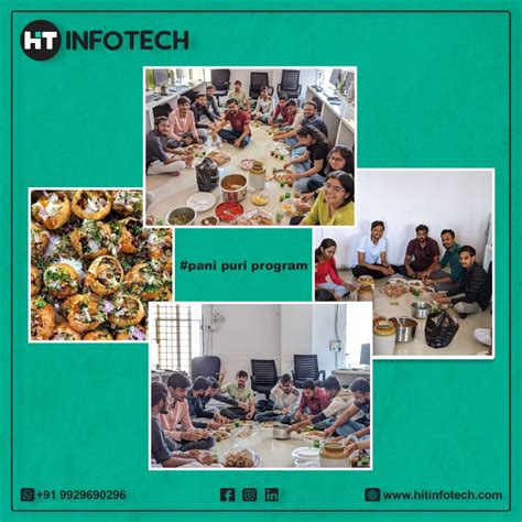 Hit Infotech Llp On Linkedin Hitinfotech Food Panipuri Saturdayfun Happiness Foodies