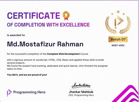 Mostafizur Rahman On Linkedin Alhamdulillah Another Achievement 😍 I
