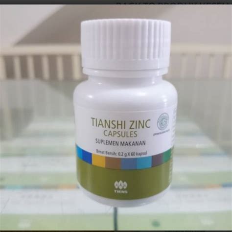 Jual Zinc Capsules tianshi | Shopee Indonesia