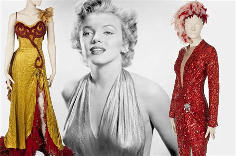 Marilyn Monroe Gold Dresses