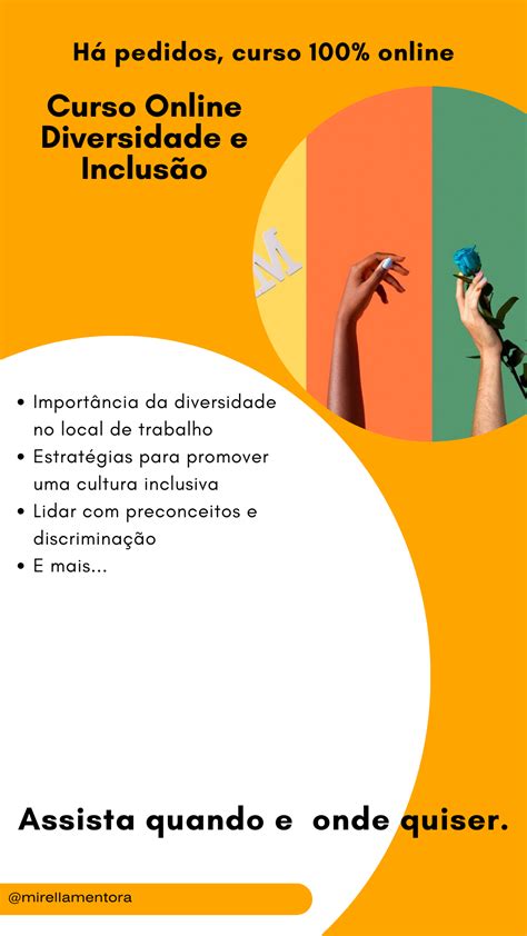 Curso Online Diversidade e Inclusão Mirella Mentora Hotmart
