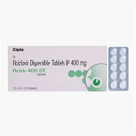 Acivir 400 DT 10s Tablet At Rs 152 99 Box Jaripatka Nagpur ID