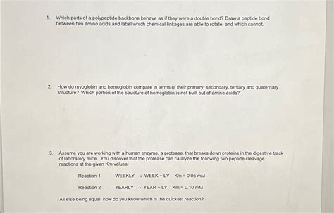 Which Parts Of A Polypeptide Backbone Behave As If
