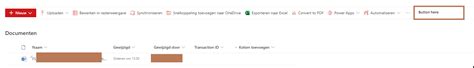 create button in menu bar of document library microsoft community hub