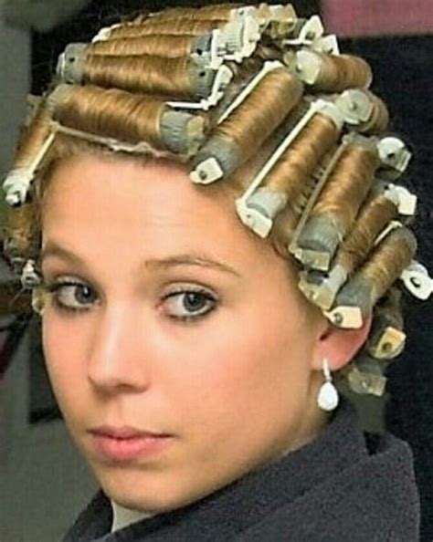 Pin By Tshima On Tightly Wetset Hair Rollers New Perm Perm