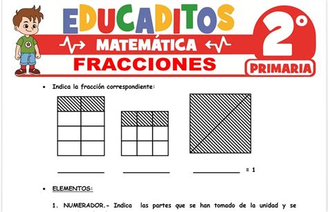 Las Fracciones Para Segundo De Primaria NBKomputer