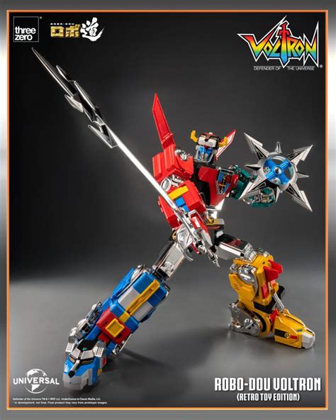 Robo Dou Voltron Retro Toy Edition Action Figure By Threezero Figuristi Store