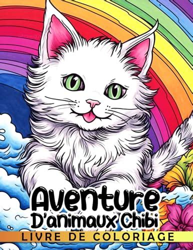 Livre de coloriage Aventure d animaux Chibi Découvrez des animaux mignons et câlins dans des