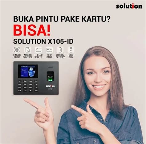 Mesin Absensi Fingerprint Solution X105 Id Lazada Indonesia