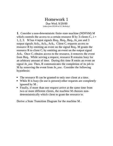drive a state transition diagram for the machine assignment 1 cpsc