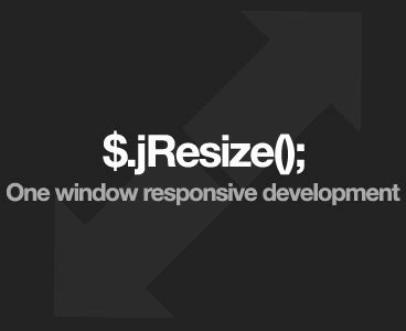 Jresize Responsive Development Plugin For Resizing The Content Jquery Plugins