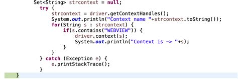 Operation Timed Out While Switching To Webview Context In Appium