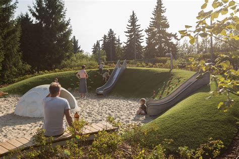 These Cool Playground Slides Will Open With The Hills On Governor S