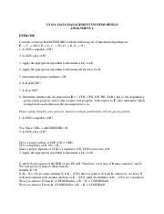CS 631 Sol Assignment 4 Pdf CS 631 DATA MANAGEMENT SYSTEMS DESIGN