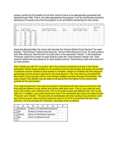 ISEN 230 Homework 5 VBA Code Due In Canvas Upload Chegg