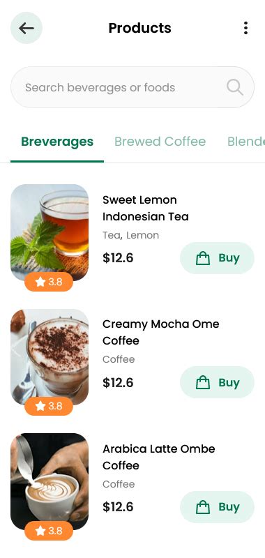 Ombe Coffee Shop Mobile App Template Bootstrap PWA DexignZone