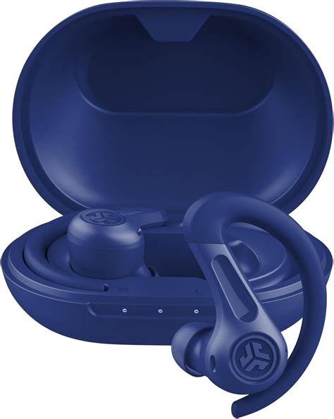 Amazon Com Jlab Jbuds Sport Anc True Wireless Bluetooth Earbuds Charging Case Cobalt Blue