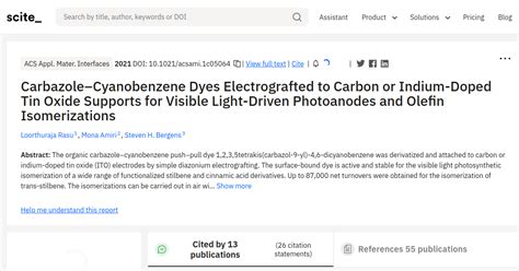 Carbazolecyanobenzene Dyes Electrografted To Carbon Or Indium Doped Tin Oxide Supports For