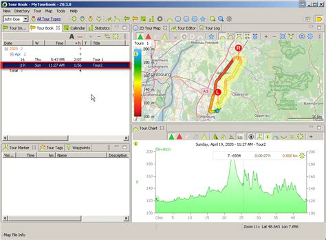1st steps mytourbook