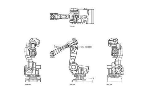 Abb Robot Free Cad Drawings