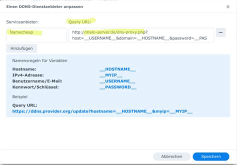 Set Up Namecheap Com DDNS In Synology DSM En Code Bude Net
