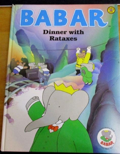 BABAR Dinner With Rataxes Hardcover Picture Book Picture Story