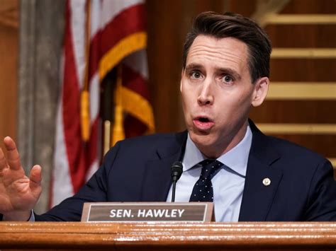 Senator Josh Hawley Reintroduces Bill To Ban Stock Trading By Congress
