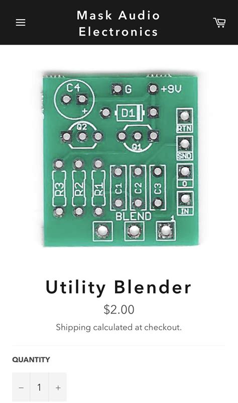 Question Diff Pot Value For Dry Wet Blend Rdiypedals