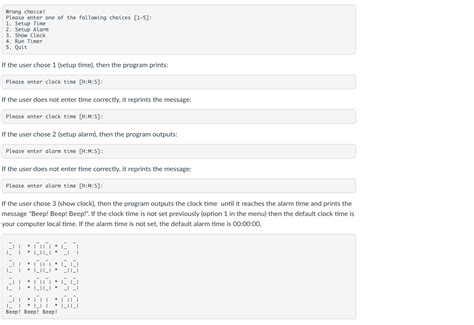 Solved Pa 3 Digital Clock Topics 1 Functions 2 String