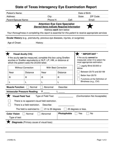 Eye Test Report Sample Form ≡ Fill Out Printable Pdf Forms Online