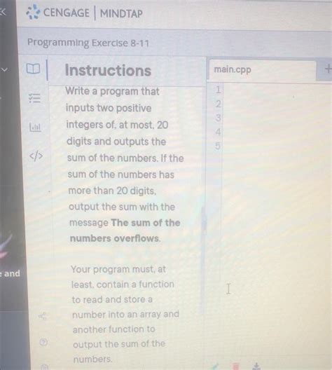 Solved CENGAGE MINDTAP Programming Exercise Chegg