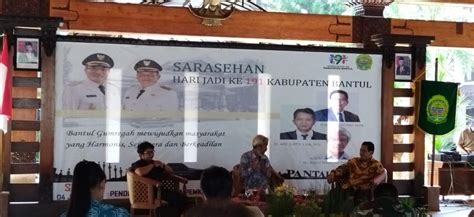 Sarasehan Hari Jadi Kabupaten Bantul Ke 191 Website Kalurahan Ngestiharjo
