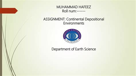 Continental Depositional Environment Pptx