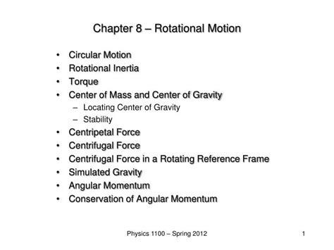 Ppt Chapter 8 Rotational Motion Powerpoint Presentation Free