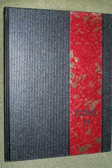 1971 Scio High School Yearbook Annual Scio Ohio Oh Echo Ebay