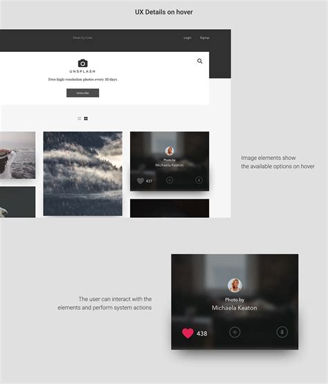 Unsplash Redesign Concept