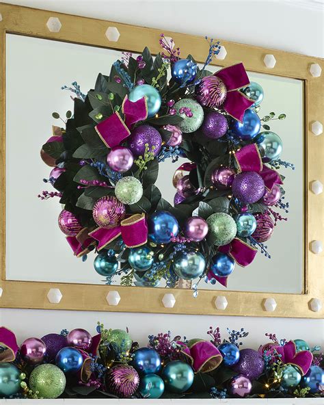 Neiman Marcus 6 Bright Holiday Pre Lit Garland Horchow